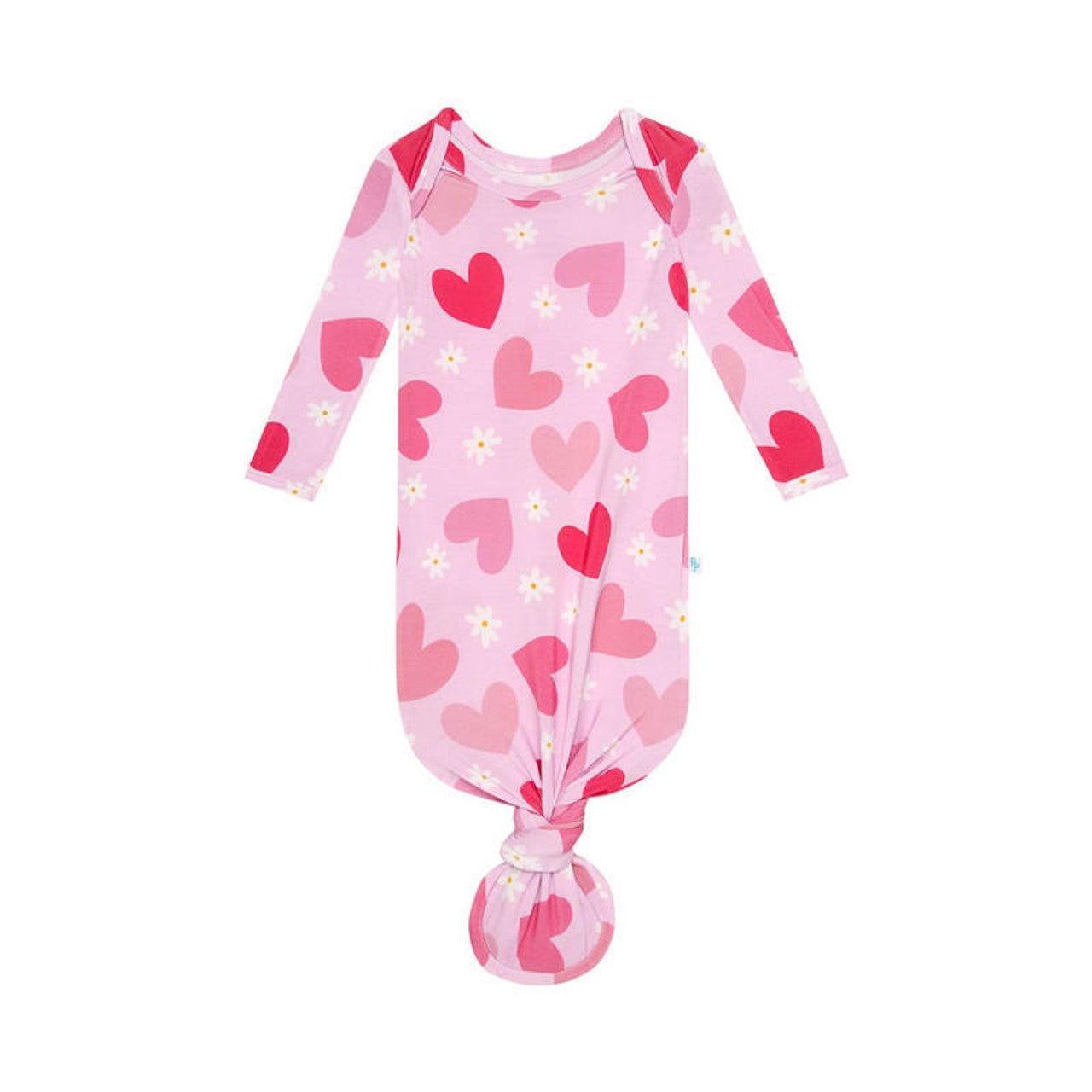 Daisy Love Basic Knotted Gown - Posh Peanut - Lush Lemon